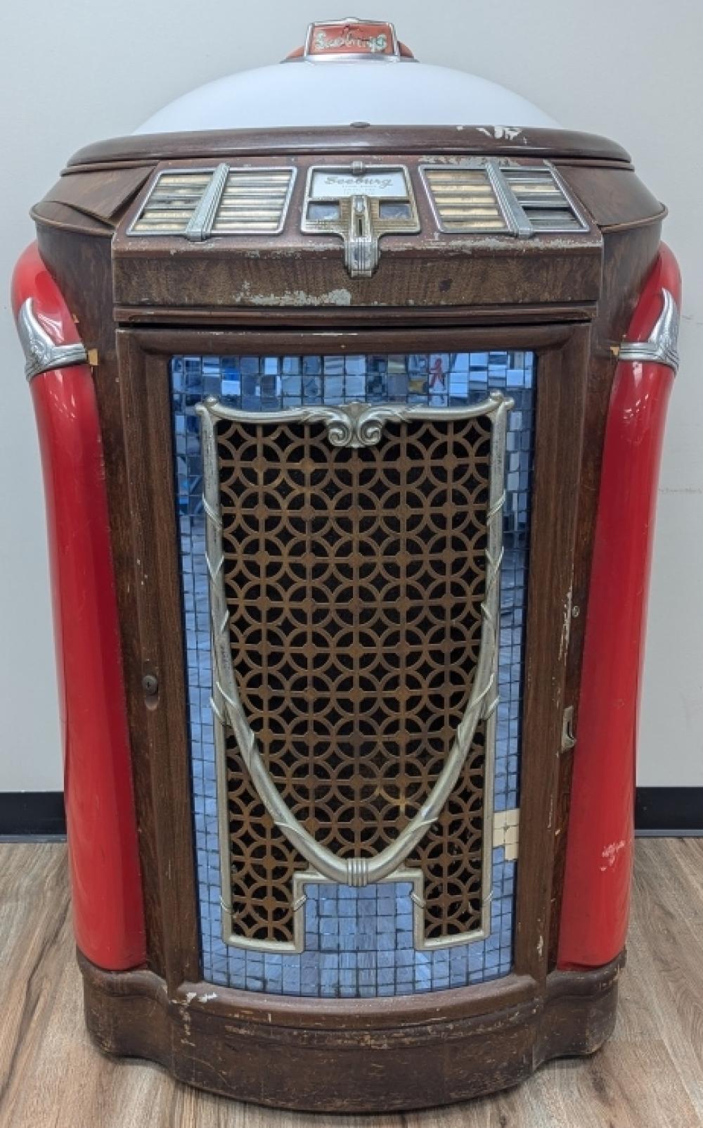 At Auction: 1940's Seeburg Model 147M Trashcan Jukebox