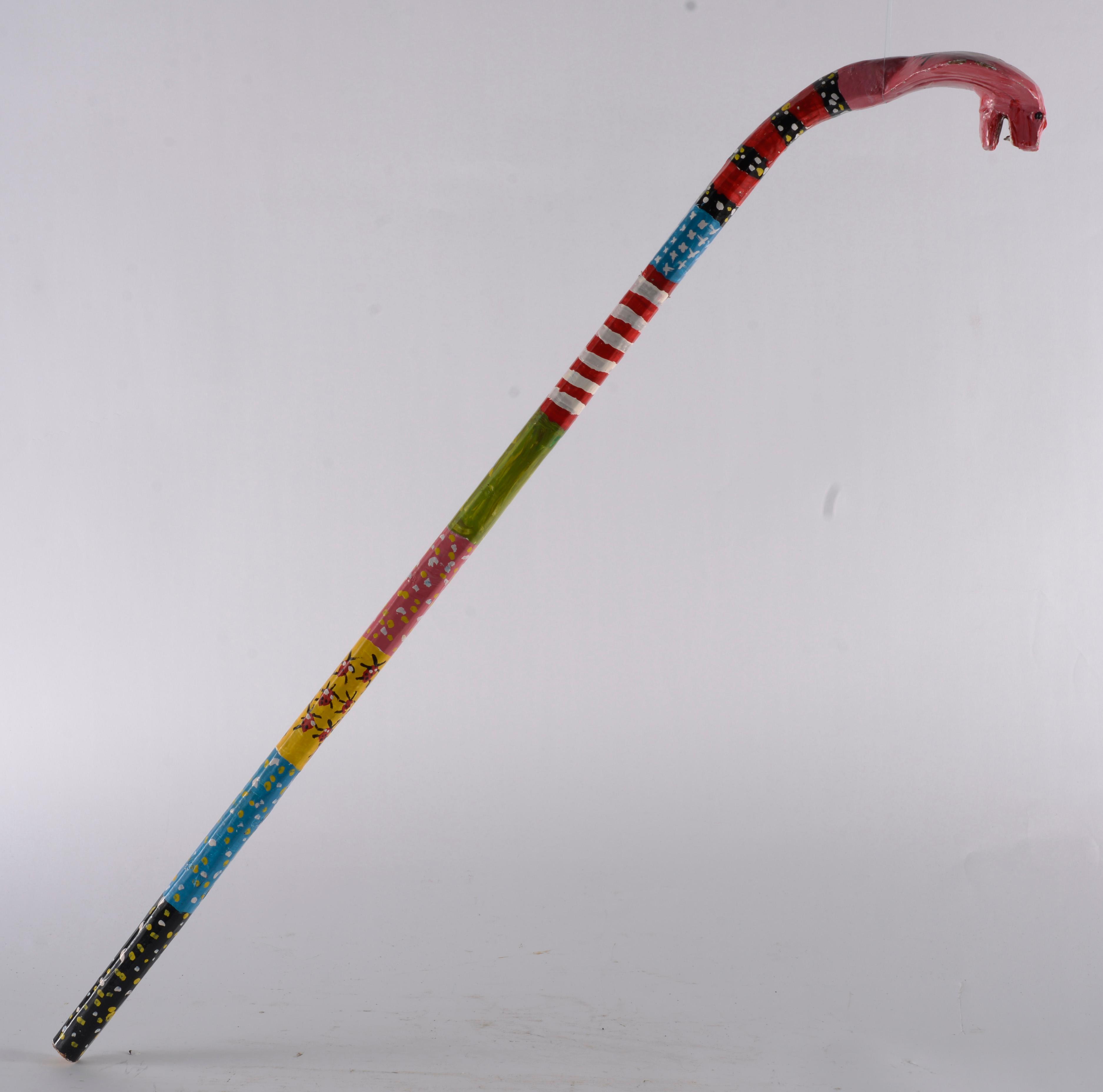 Sold Price: SAM THE DOT MAN WALKING STICK - July 6, 0122 10:00 AM EDT