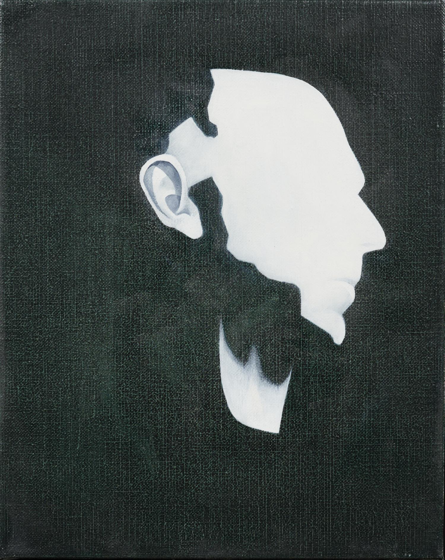 Lot - LAITH MCGREGOR (born 1977) Self Portrait, White 2007 oil on ...