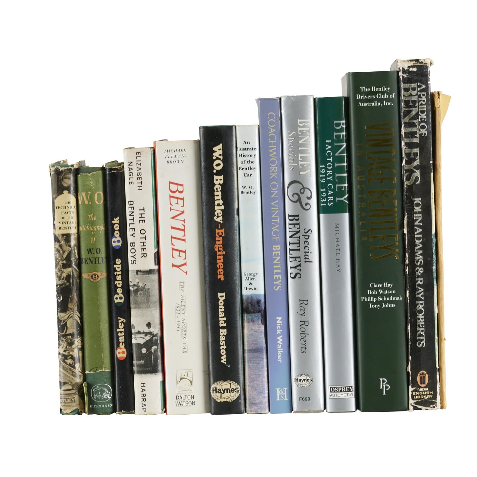 Lot - A COLLECTION OF BENTLEY REFERENCE BOOKS INCLUDING A PRIDE OF ...