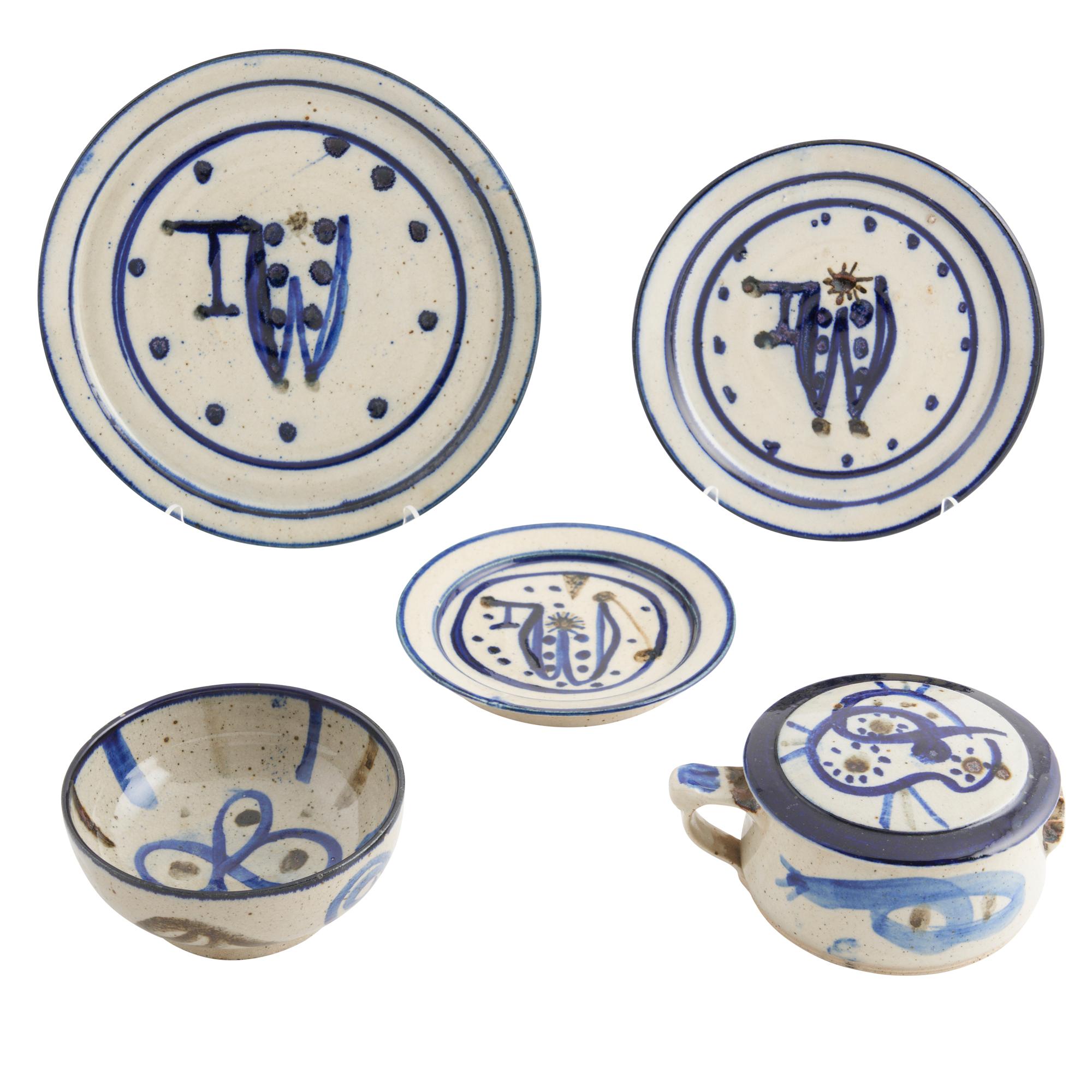 Lot - A PART DINNER SERVICE FROM THE 'TERRY WHELAN SUITE' DECORATED BY ...