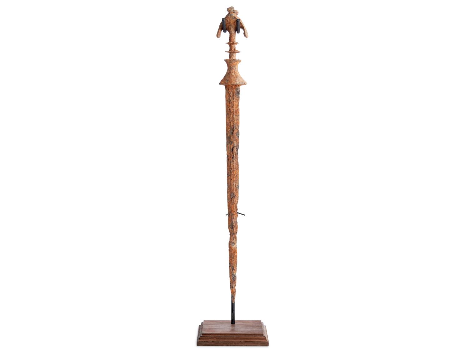 Lot - A WESTERN PERSIAN IRON SWORD LURISTAN, CIRCA 800BC