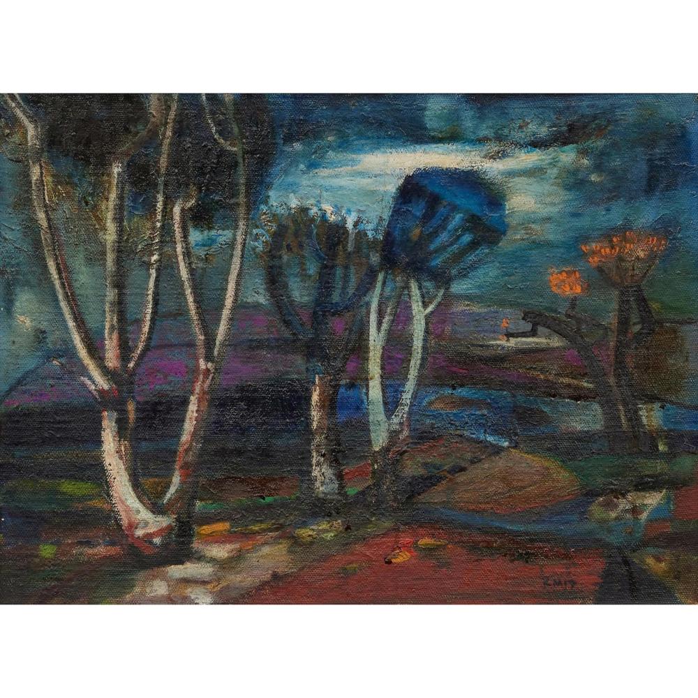 Sold at Auction: Michail Kmit, MICHAEL KMIT (1910-1981) Landscape 1955 ...