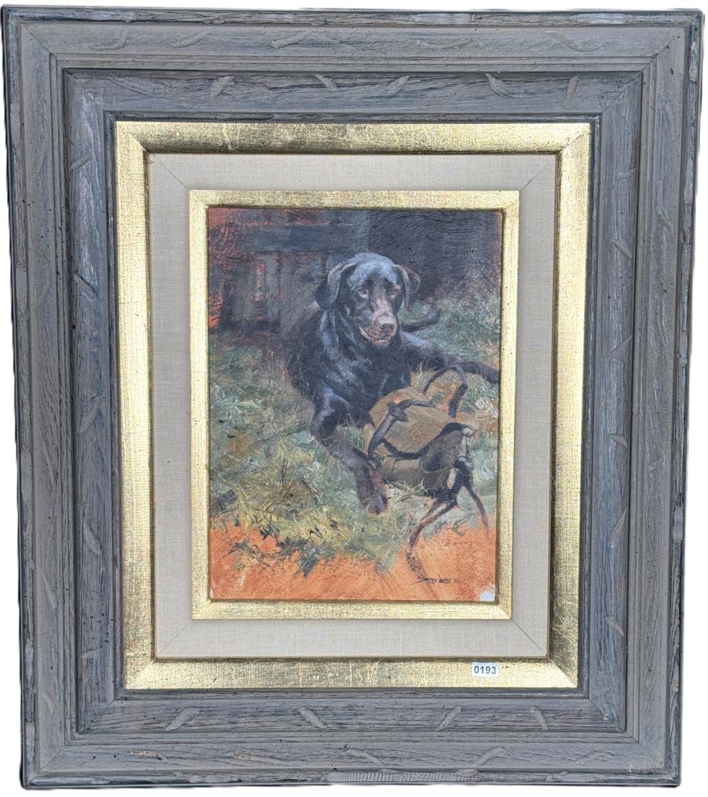 Lot - JOHN SEEREY-LESTER, "WELL, I'M READY" OIL PAINTING, SIGNED.