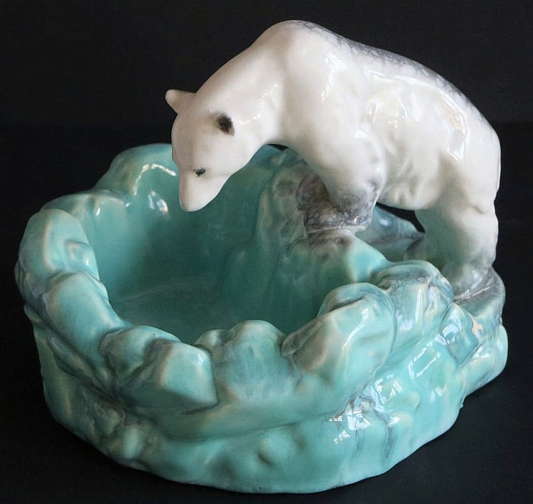 Lot - Art Deco Bear ceramics