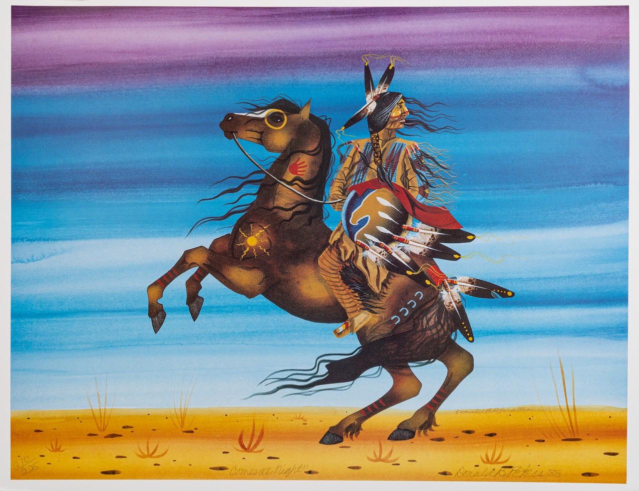 Lot - Donald Peters, 14 x 18 1/4 in. (36 x 46 cm) (unframed)