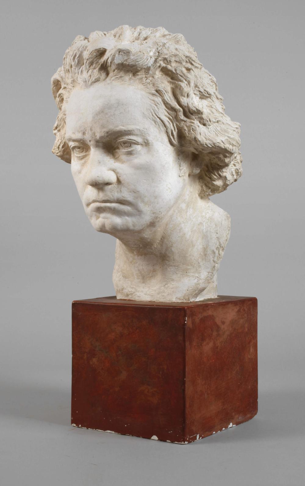 At Auction: Carl Seffner, Carl Seffner, Büste Beethoven