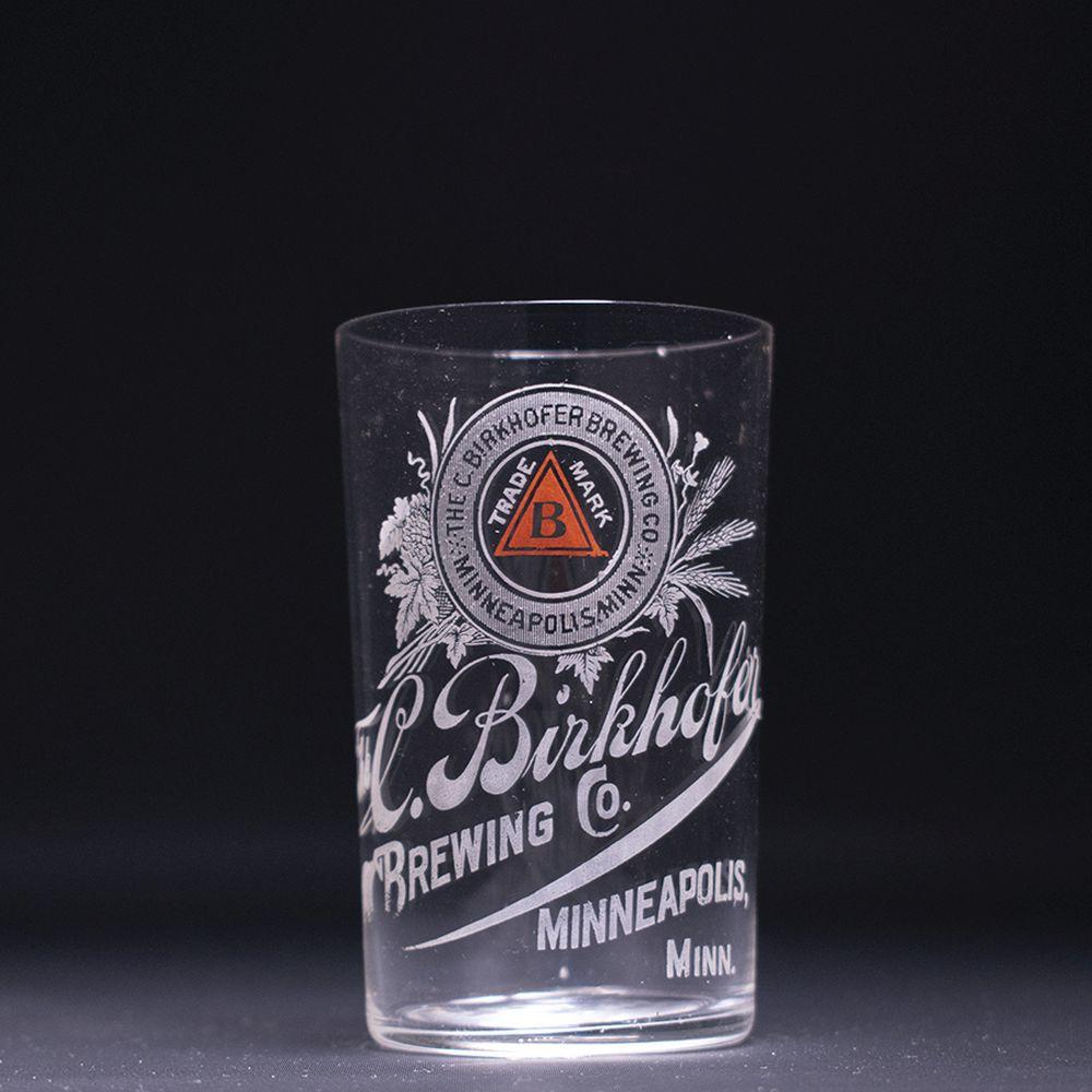 Sold at Auction: Birkhofer Brewing Pre-Prohibition Etched Glass