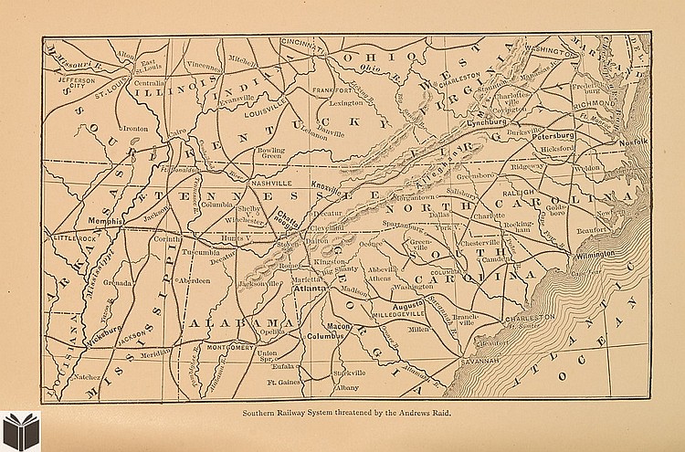 Sold Price: William Pittenger THE GREAT LOCOMOTIVE CHASE 1891 Antique ...