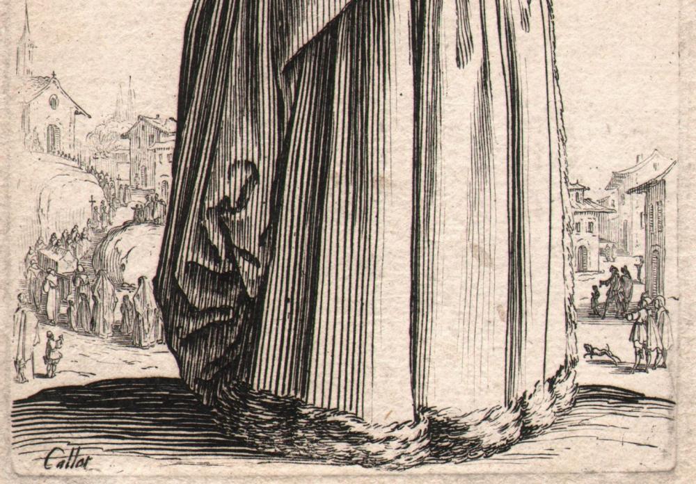 Sold Price: Jacques Callot (1592-1635) - La Noblesse, Woman with hands ...