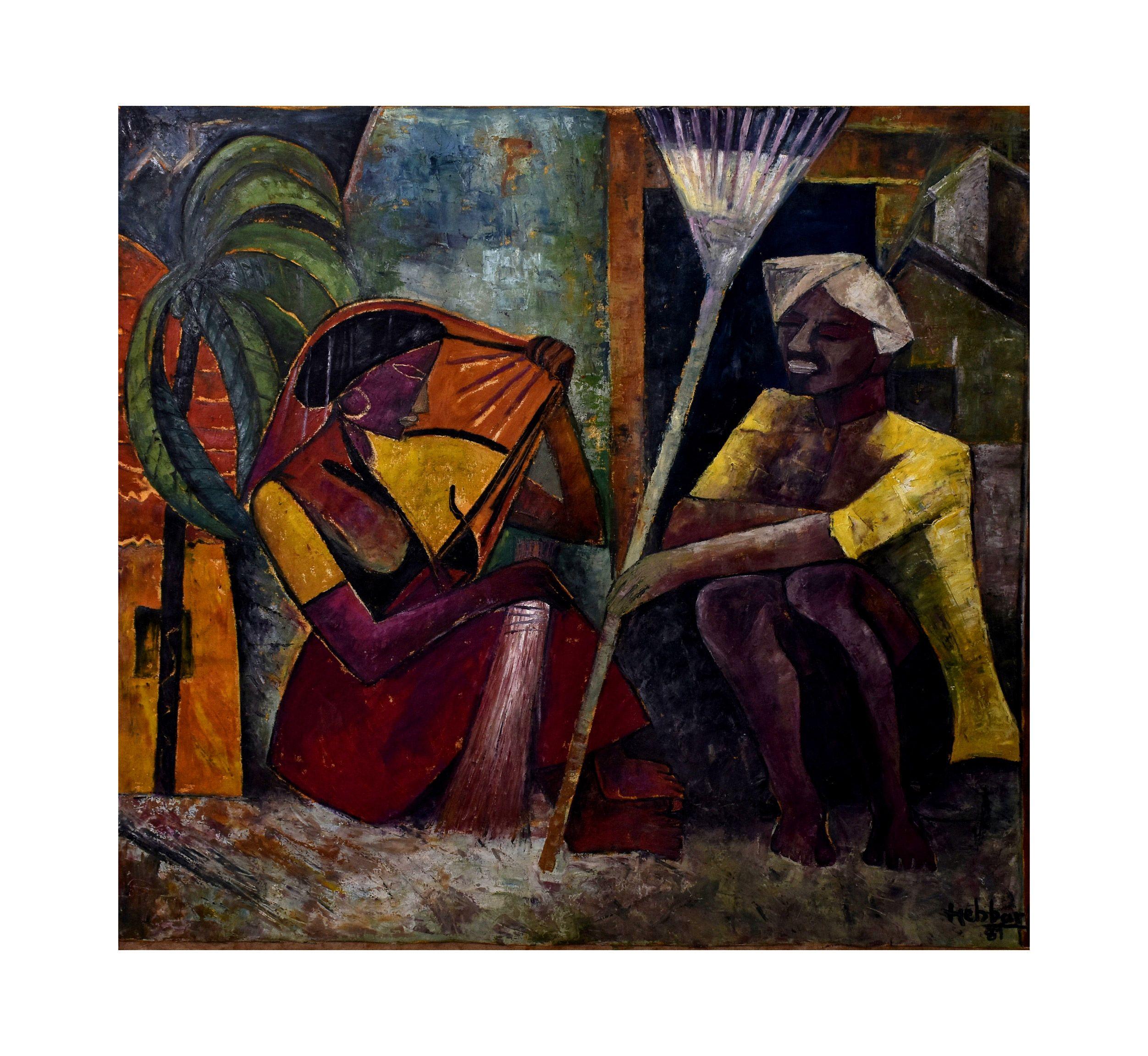 At Auction: Kattingeri Hebbar, KATTINJERI KRISHNA HEBBAR (1911-1996 ...