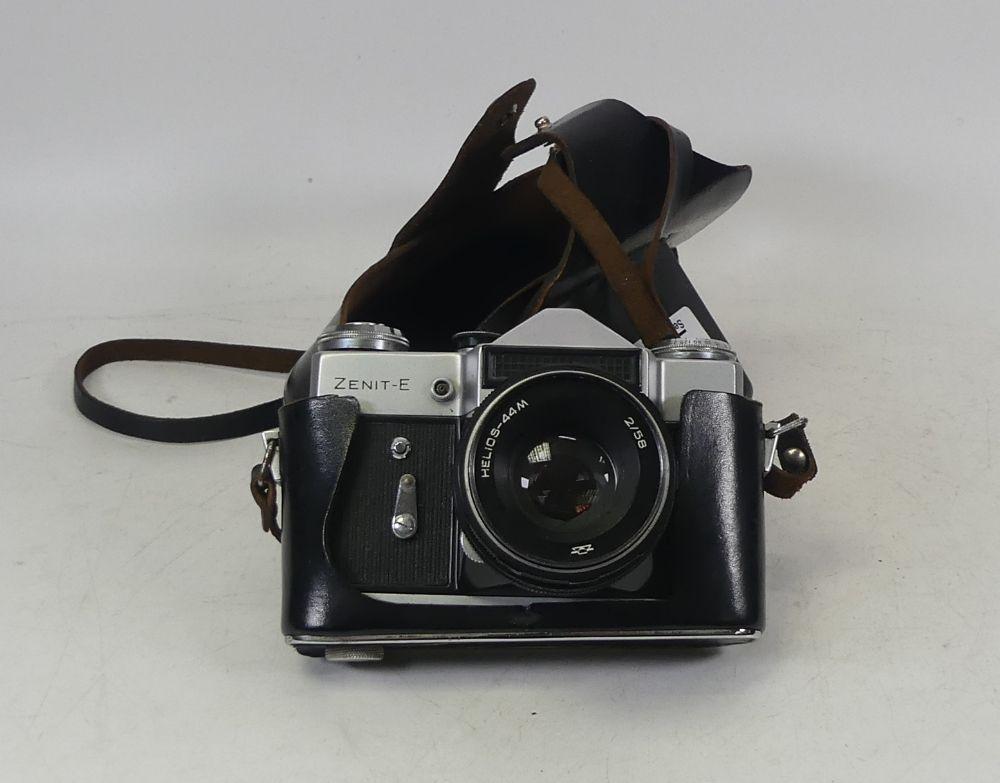 At Auction: Zenit E Vintage Camera No.75010815. with Helios-44M 2/58 ...