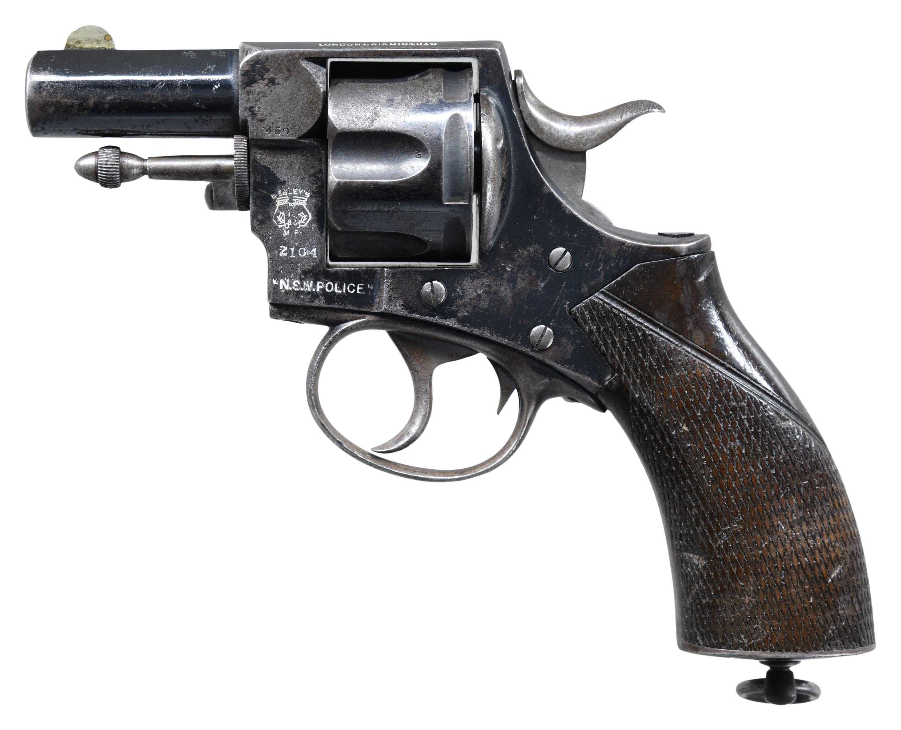 At Auction: NEW SOUTH WALES POLICE MARKED WEBLEY R.I.C.