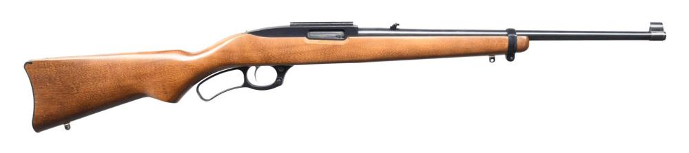 At Auction: RUGER MODEL 96/22 LEVER ACTION RIFLE.