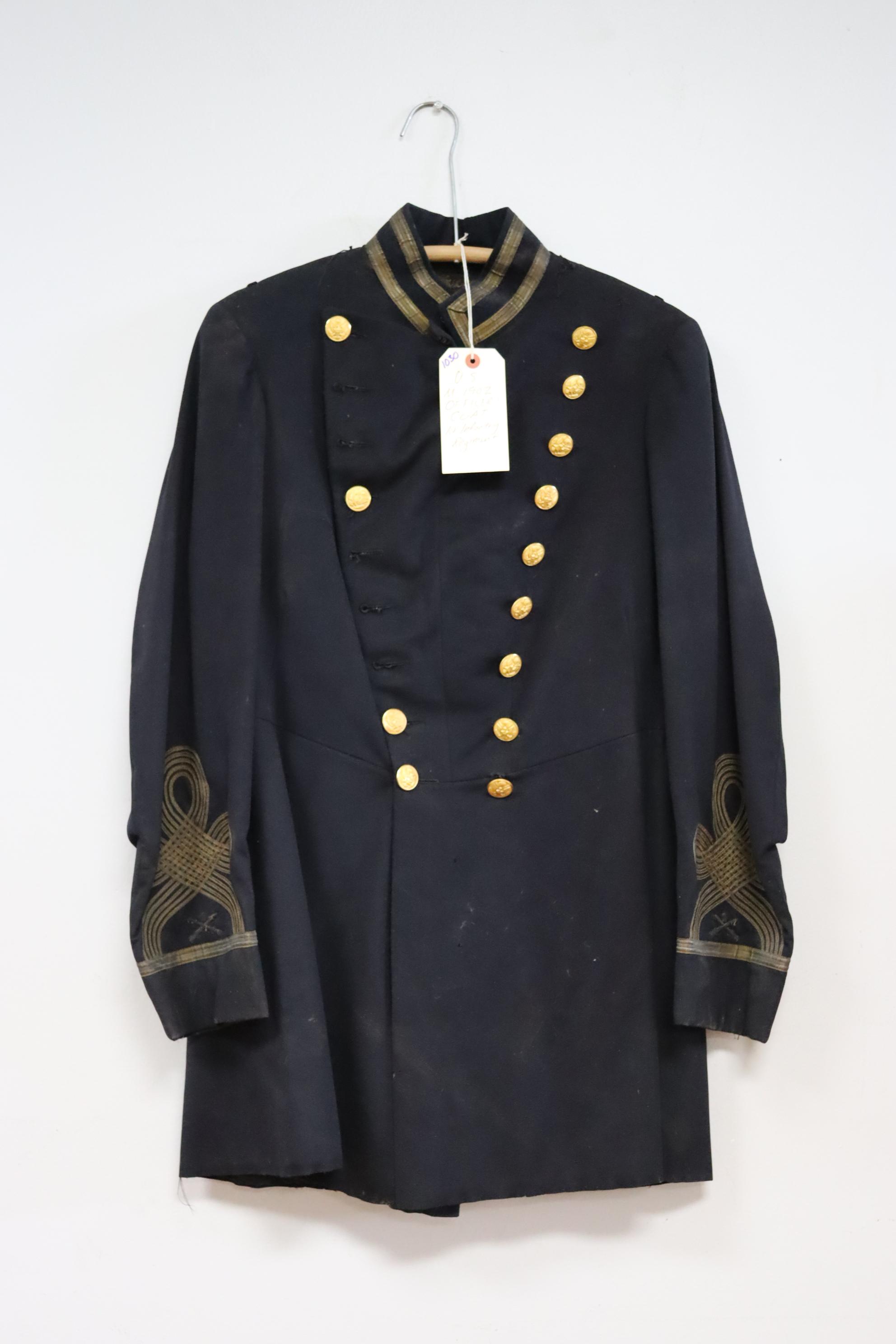 At Auction: U.S. M-1902 Officer’s Coat – 1st Infantry Regiment