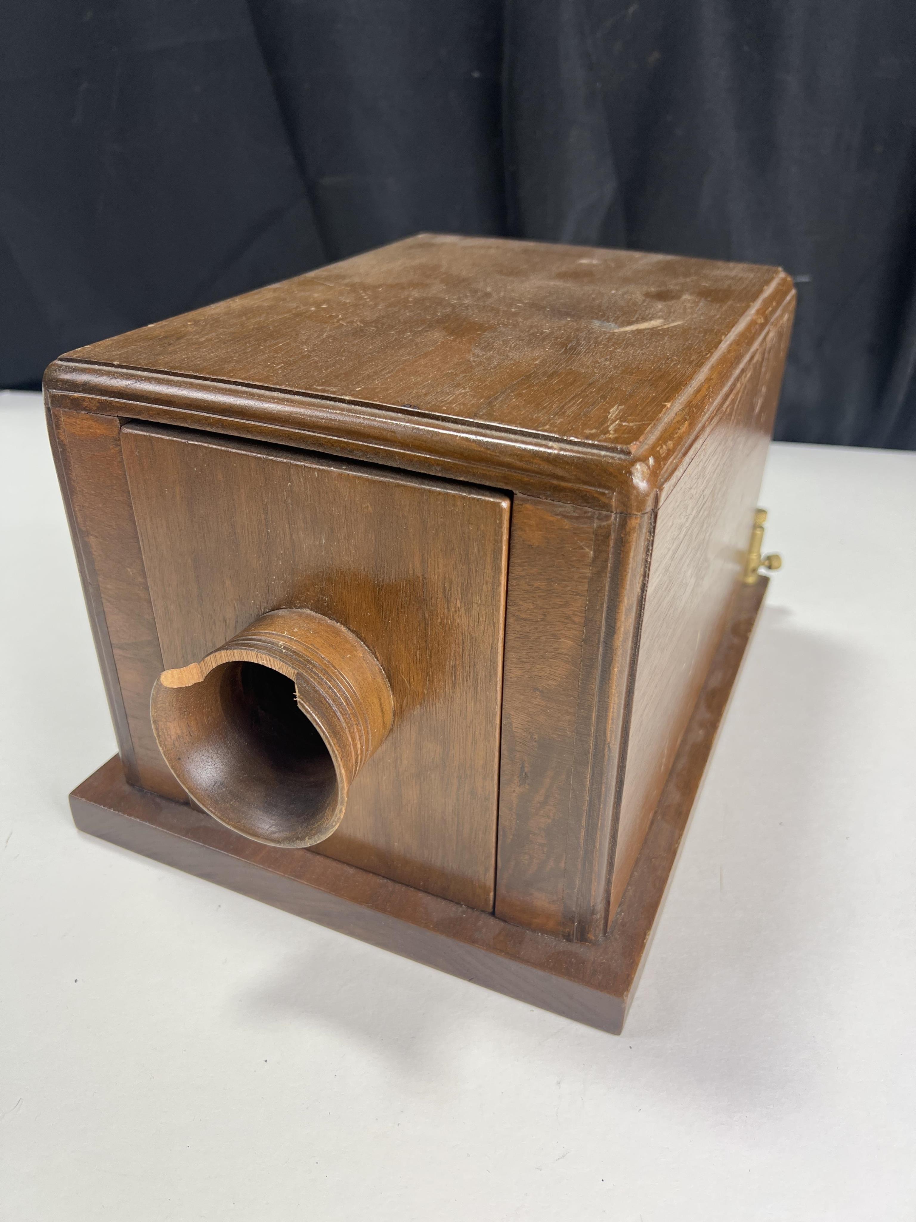 Lot - 1877 “box” telephone apparatus, Developed by Bell in the fall of ...