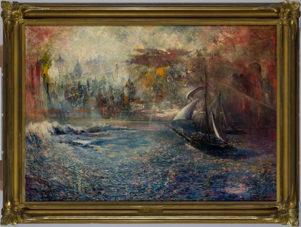 Lot - PINCKNEY MARCIUS SIMONS, American (1867-1909), The City of Dreams ...