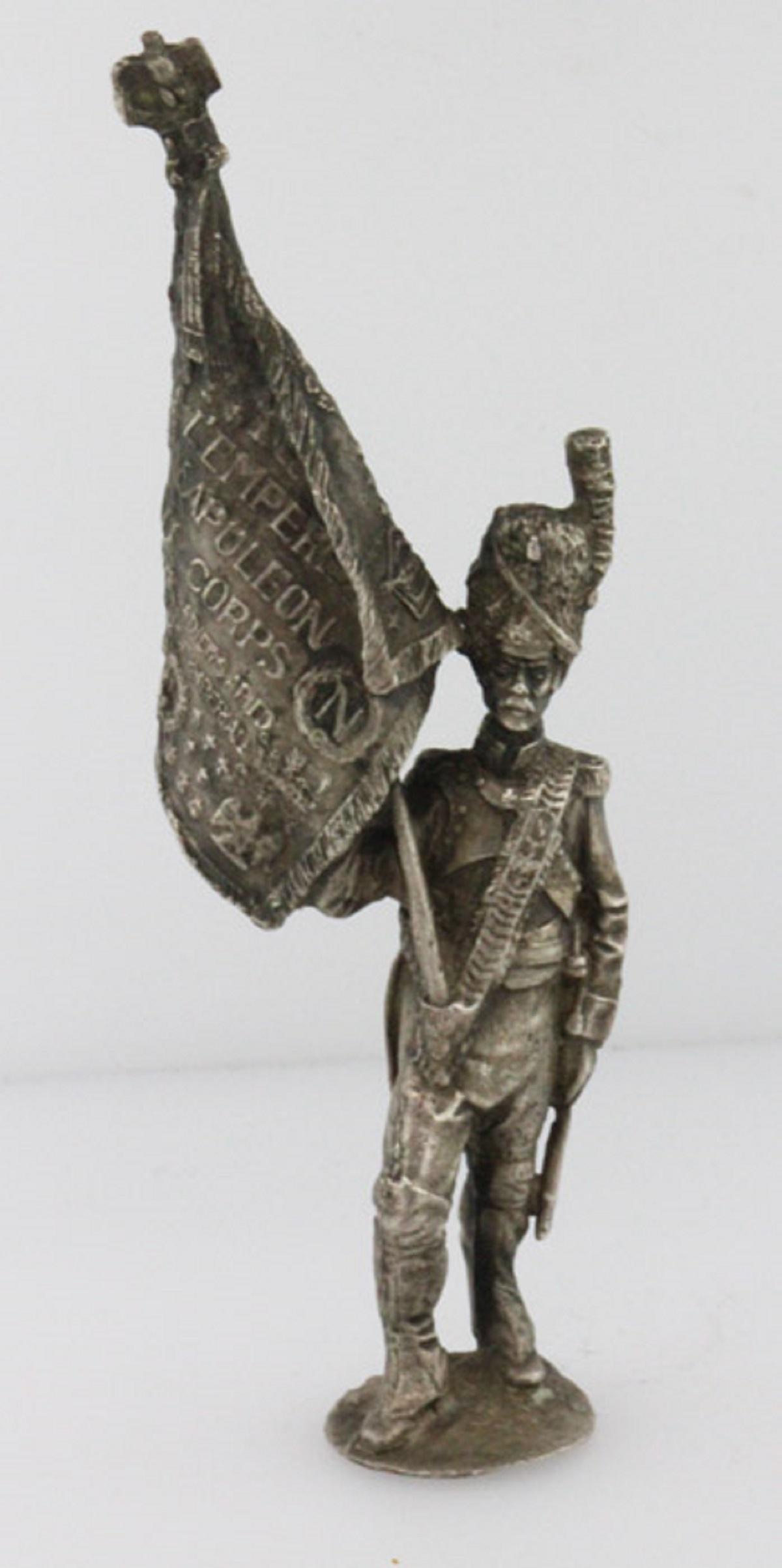 Lot - Antique Toy Soldier in Russian Silver circa 1900