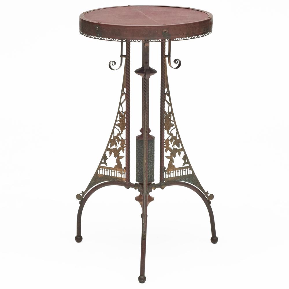 Sold at Auction: Charles Parker Brass and Silver Plate Stand