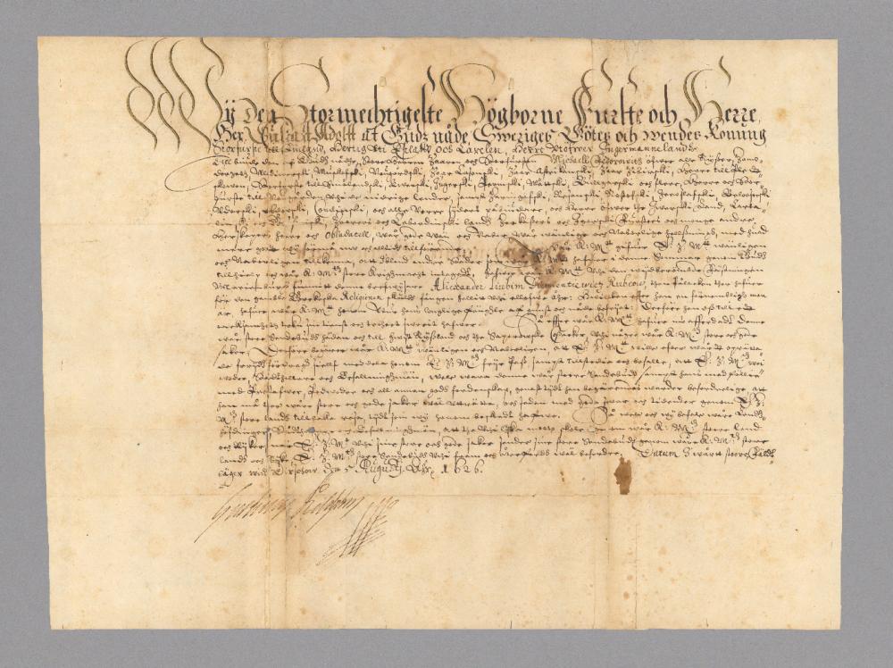 Sold at Auction: GUSTAV II. ADOLF, König von Schweden, 1594–1632 ...