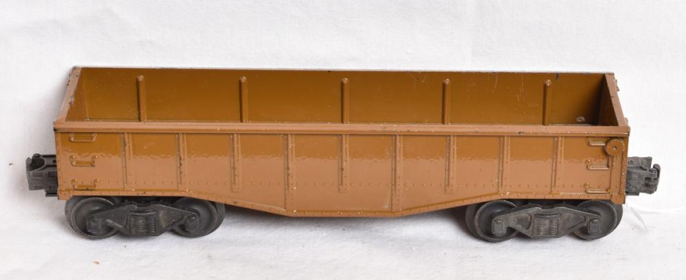 Sold Price: Possible Lionel factory paint sample brown gondola - May 6 ...