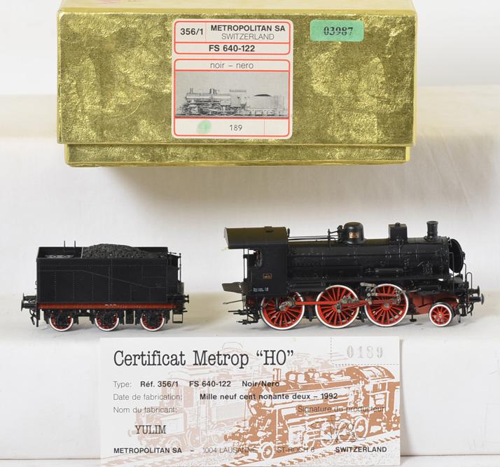 Sold at Auction: Metropolitan / Metrop HO Brass 356/1 FS 640-122 2-6-0 ...