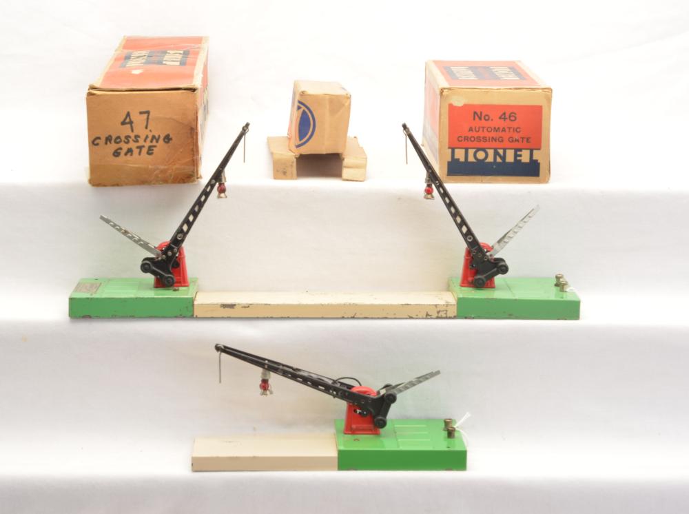 Sold Price: Lionel Prewar O Ga. 46 Crossing Gate 47 Double Crossing ...