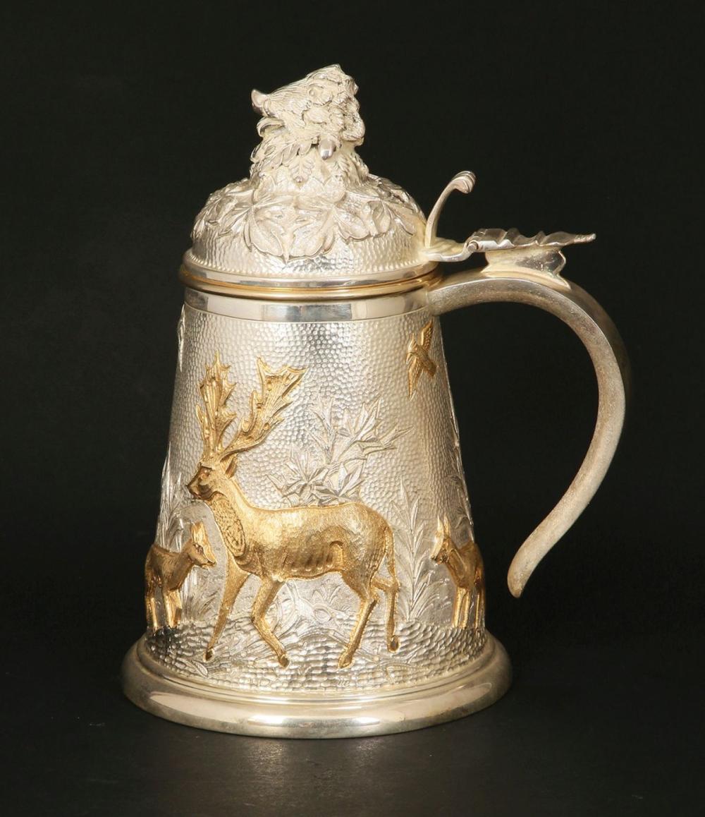 Sold Price: AN ITALIAN SILVER TANKARD - Invalid date EEST