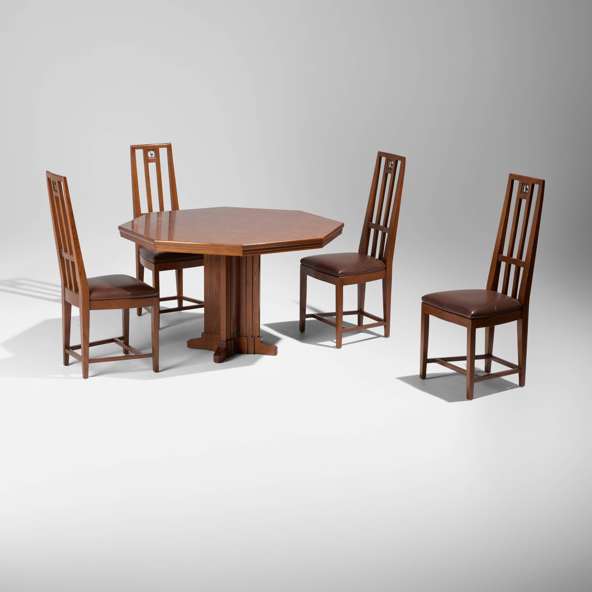 At Auction: Eliel Saarinen, Eliel Saarinen, Cranbrook dining suite